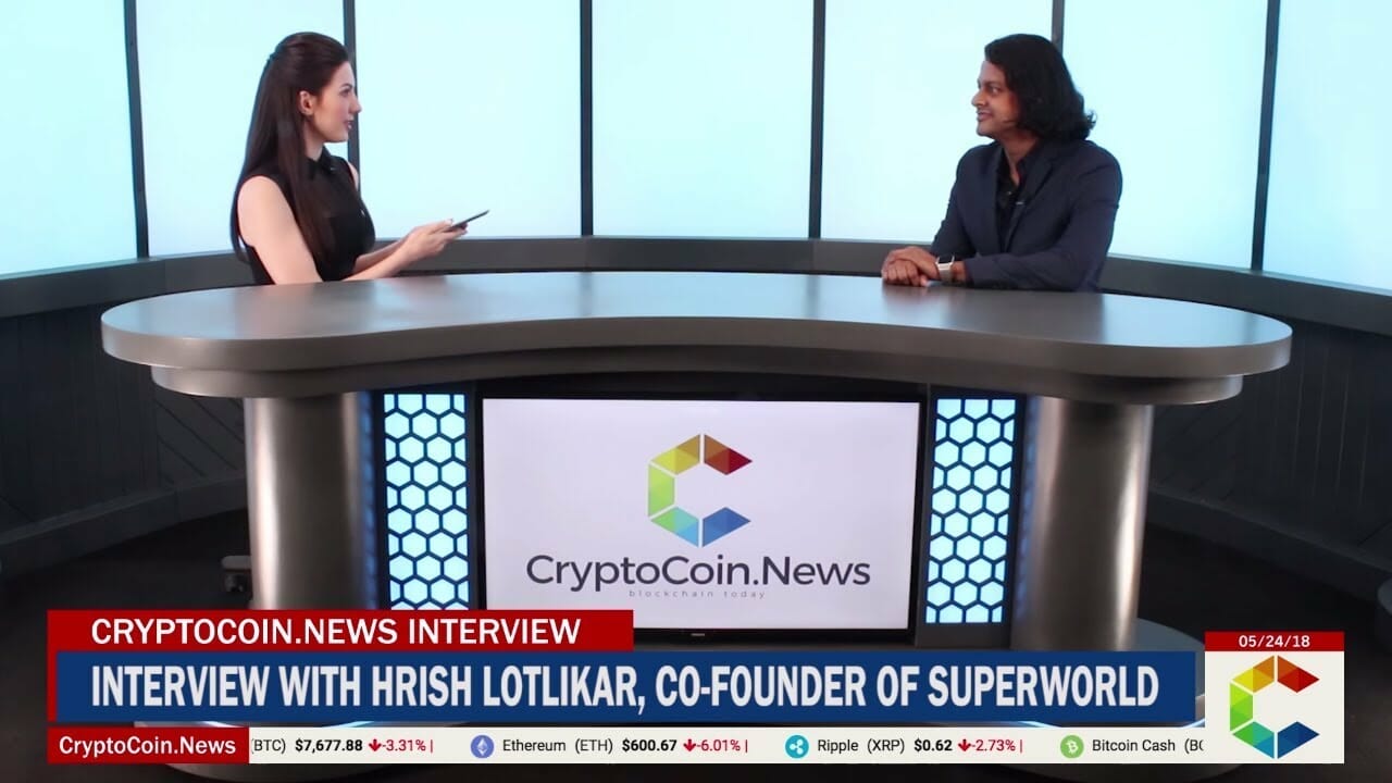 Interview With Hrish Lotlikar, Co-Founder Of Superworld - CryptoCoin.News
